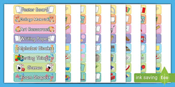 3rd Grade Classroom Labels | Organization | Twinkl USA