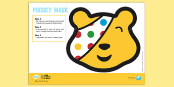 Pudsey Bear Fundraising Resources Primary Resources - Children in Need 2018