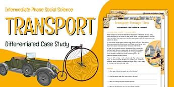 Transport Through Time Grade 4 Worksheets and Activities