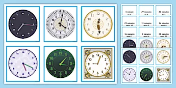 Telling Time Matching Cards | twinkl.co.uk