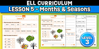 ELL Curriculum for Beginners: Level 3 - Twinkl