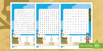 Pirate Word Searches | twinkl.co.uk