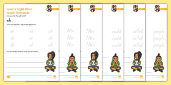 Letter Formation - Twinkl NZ Phonics: Additional Resources for Level 5