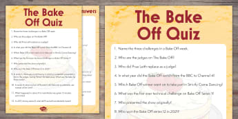 The Bake Off Printables | Twinkl Party