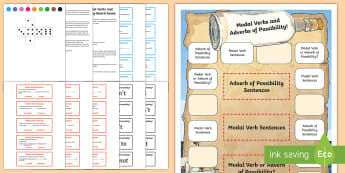 KS2 Modal Verbs Worksheets and Activities - Twinkl