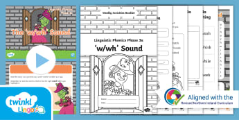 'w/wh' sound Phase 3a - Stage 5/6 Phonics - Linguistic Phonics - Resources
