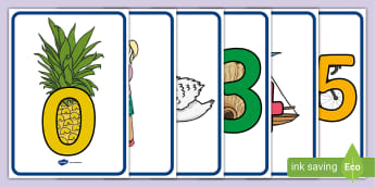 Konsep Nombor - Mengenal Nombor Prasekolah - Twinkl