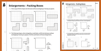 Enlargement Worksheets | twinkl.co.uk