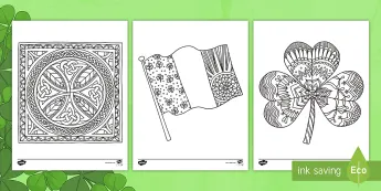 St. Patrick's Day Coloring Sheets | twinkl.com