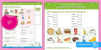 Level 2 | ESL Curriculum for Beginners | Resources - Twinkl