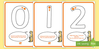 Display | Number Formation | Numeracy | EYLF - Twinkl