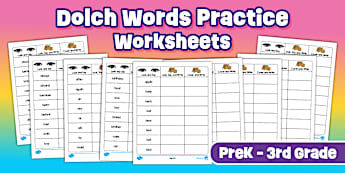 Sight Words Worksheets & Printables | Kindergarten | Twinkl