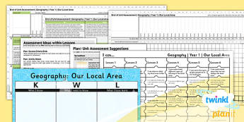KS1 Our Local Area: Local Geography Lesson Plans