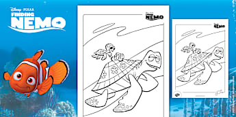 Disney Pixar Finding Nemo Colouring Sheets and Activities