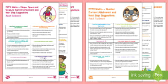 Early Years Foundation Stage Targets | Next Steps EYFS