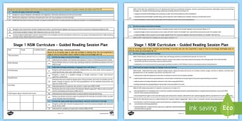 Reading Focused Planning and Assessment Documents for F-2