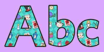 Displays - Alice in Wonderland - Twinkl