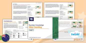 Skip Counting Lesson Plans - Level 1 Teaching Resources