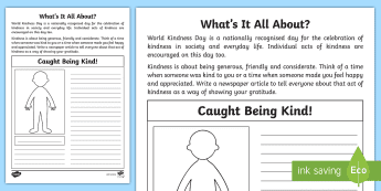 Kindness Writing Activities | twinkl.com.au