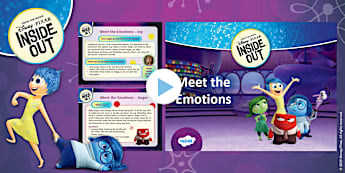 Disney Pixar Inside Out Emotions Activities and Lessons
