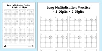 Year 6 Long Multiplication Resources - KS2 Maths Curriculum