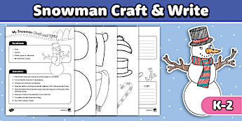 Snowman Crafts | twinkl.com