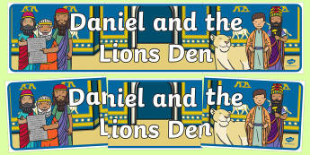 Daniel And The Lion's Den Primary Resource | Christian Bible