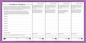 Paraphrasing Activities | twinkl.com