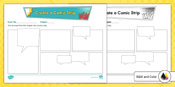 Comic Strip Worksheets | twinkl.com