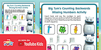 Numberblocks Partnerships Teaching Resources - South Africa/Suid-Afrika