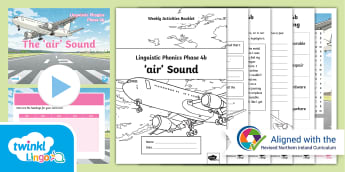 'air' sound Phase 4b - Stage 5/6 Phonics - Linguistic Phonics - Resources