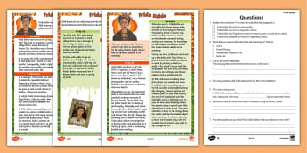 Famous People and Celebrities - KS2 Reading Comprehension