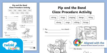 ng – Pip and the Band eBooks - Stage 4 - Twinkl Lingo Linguistic Phonics