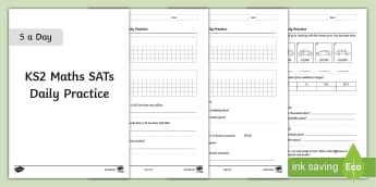 Year 6 Maths SATs Papers - KS2 SATs Survival Resources