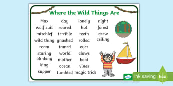 Where the Wild Things Are - Maurice Sendak Early Years (EYFS) - story sack,