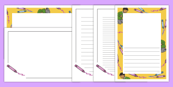 Blank Writing Templates | twinkl.com