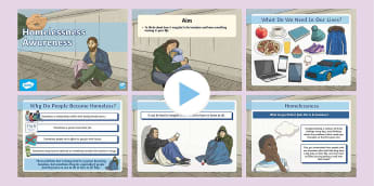 Homelessness Lesson Plan and Activities - PSHE Citizenship