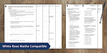Standard Form Worksheets | twinkl.co.uk