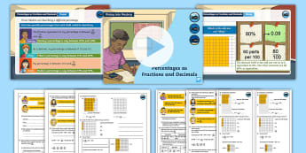 Year 5 Fractions and Decimals Primary Resources - Mastery Year 5
