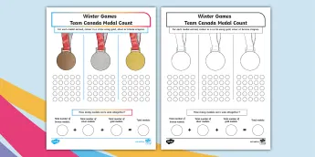 Winter Games Medal Count • Twinkl.co.uk