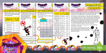 Spider-Man™ Maths Activities | Sony Pictures Entertainment