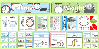 30 Working Wall Display Primary Resources - KS1 Maths