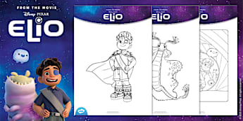 Disney Pixar Elio Colouring Pages and Activities | Twinkl