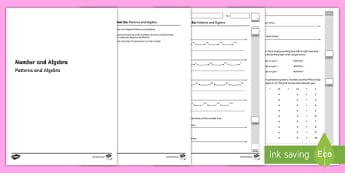 Patterns & Algebra | Year 5-6 Australian Maths Resources