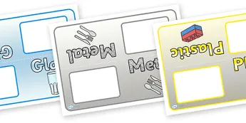 Blank Table Signs | twinkl.co.uk