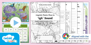 'igh' sound Phase 4a - Stage 5/6 Phonics - Linguistic Phonics - Resources