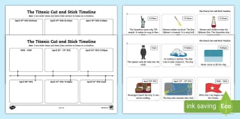 Activities and Worksheets | The Titanic | History | KS1
