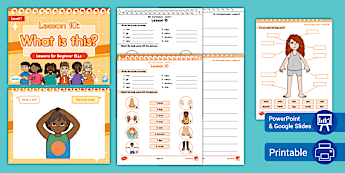 Body Parts Activities | twinkl.com