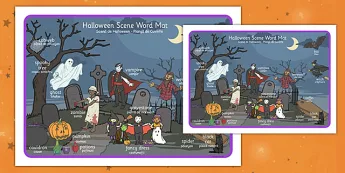 Halloween Word Mats | twinkl.com.au