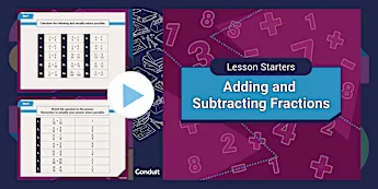 Adding Fractions Lessons | twinkl.co.uk
